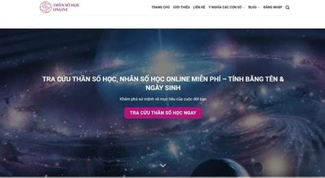 top 5 những trang web tra cứu thần số học chuẩn xác nhất