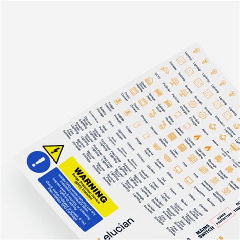 Culab1 Scolmore Click Elucian Sticker Set Superlec Direct