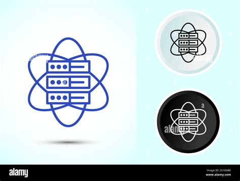 Data Science Icon Design Illustration Big Data Digital Tech Icon