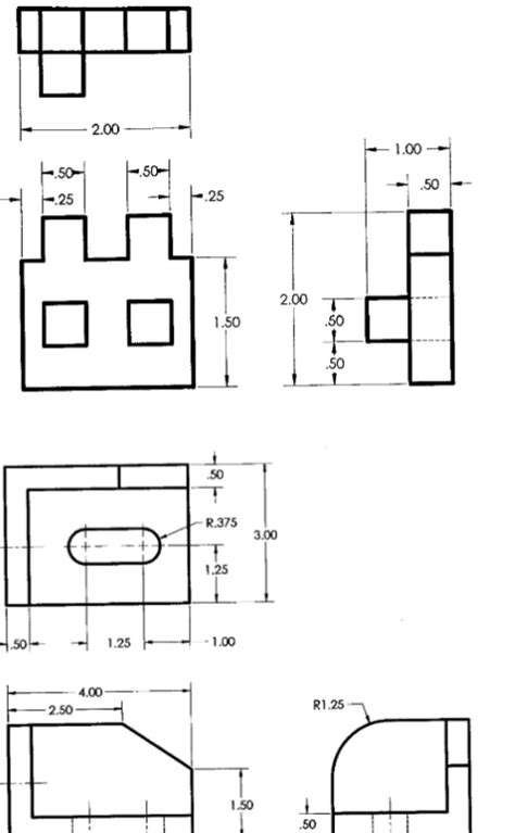 Solved Draw The The Isometric Pictorial Views Chegg