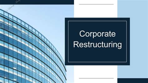 Corporate Restructuring Session 3pdf