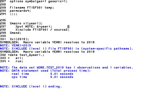 SAS Call One Program From A Macro Inside Another Program Stack Overflow