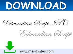 Edwardian Script Itc Bold Free Font Download