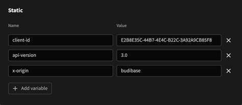 REST Variables