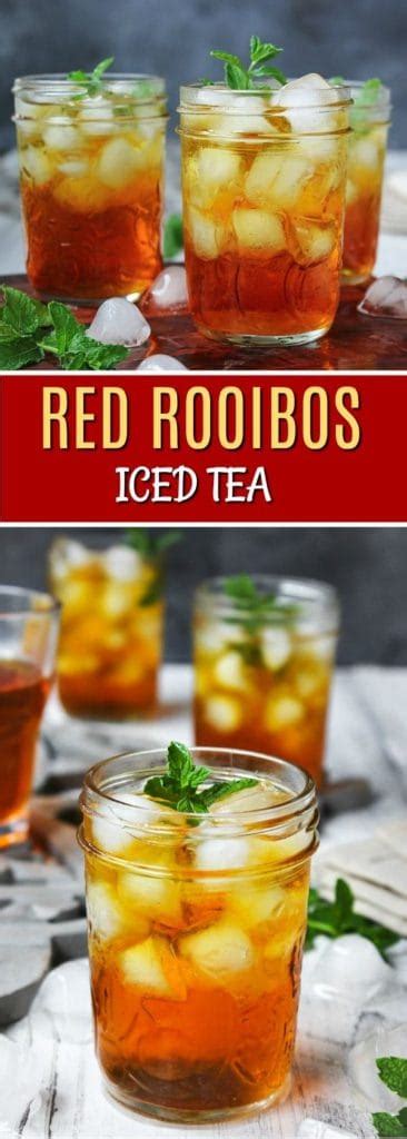 Red Rooibos Iced Tea Sandras Easy Cooking