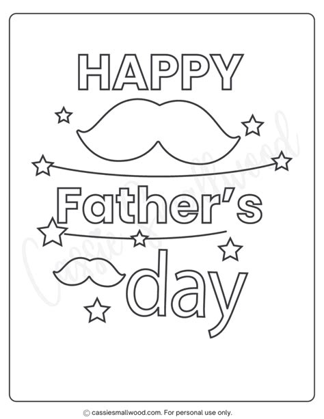 36 Cute Fathers Day Coloring Pages Free Printable Cassie Smallwood