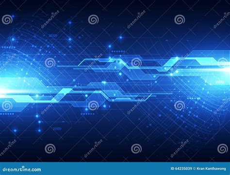 Vector Digital Global Technology Concept Abstract Background Stock Vector Illustration Of