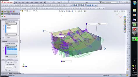 Solidworks Boundary And Cut Grabcad Tutorials
