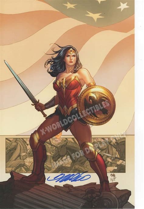 Frank Cho ~ Wonder Woman Fine Art Print Signed 11x17 Ebay