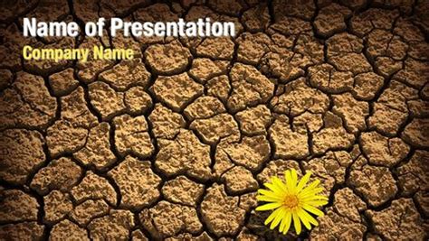 Dried Soil PowerPoint Templates Dried Soil PowerPoint Backgrounds Templates For PowerPoint