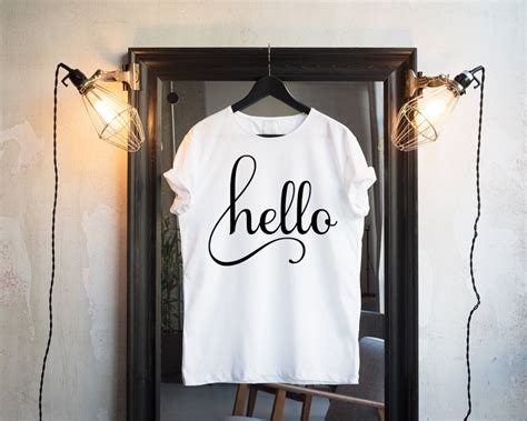 Hello Svg Bundle 13 Hello Svg Sign Hand Lettered Hello Svg Etsy