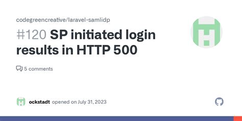 sp initiated login results in 500 · issue 120 · codegreencreative