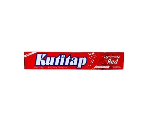 Kutitap Anti Cavity Toothpaste Sparkling White Teeth Dynamite Red 100ml