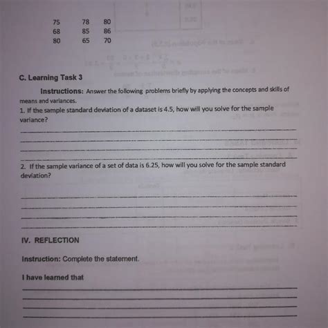 solved in learning tasks a learning task 1 instructions