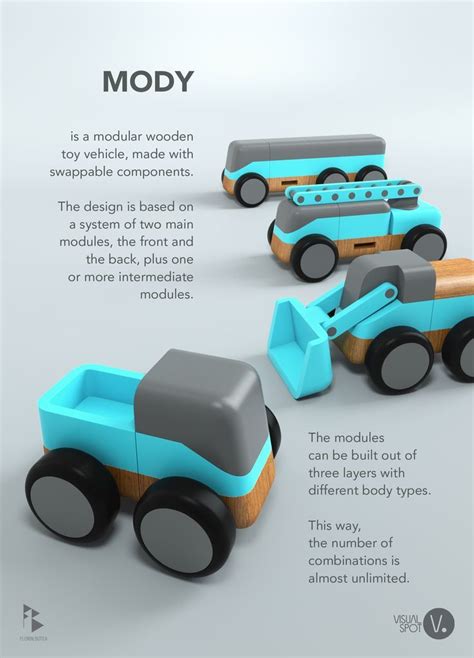 This Is My Design For A Modular Toy Vehicle Made Entirely Out Of Wood I Wanted To Create A Fun