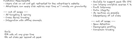 ad click aggregator system design interview guide
