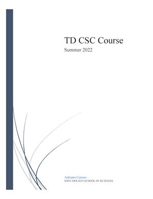 Csc Study Notes CSC VOLUME ONE Chapters Test Which Of The Following Statements Do You