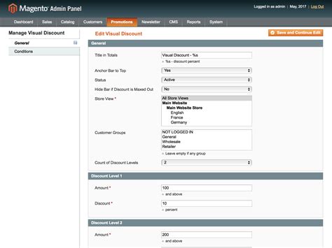 Visual Discount Rules Magento Extension From Safemage