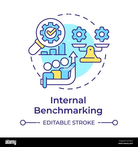 Internal Benchmarking Multi Color Concept Icon Stock Vector Image And Art Alamy