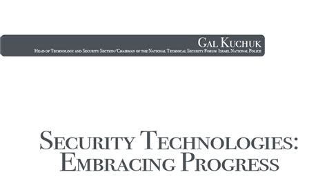 Security Technologies Embracing Progress Transport Security International Magazine
