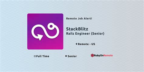 Join Stackblitz As A Rails Engineer Senior Rrubyonremote
