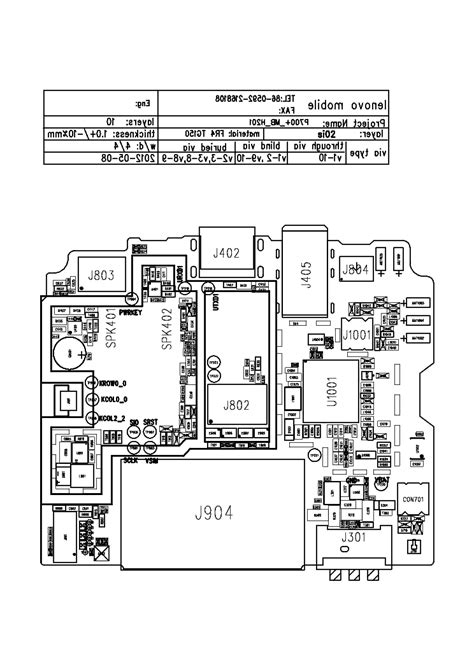 Lenovo P I Mb H Schematic Service Manual Download Schematics Eeprom Repair Info For