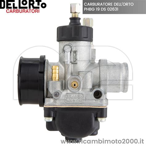 Carburatore Originale Dellorto 02631 Phbg 19 Ds Con Miscelatore Motori 2t