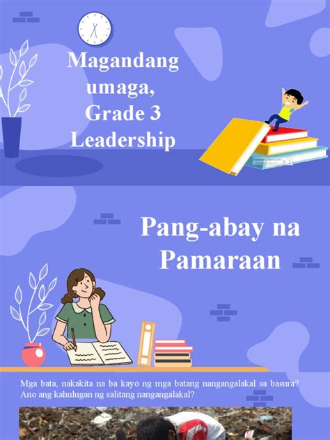 Aralin 2 Pang Abay Na Pamaraan Pdf
