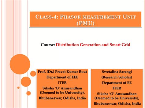 Phasor Measurement Unit Pmu Pdf