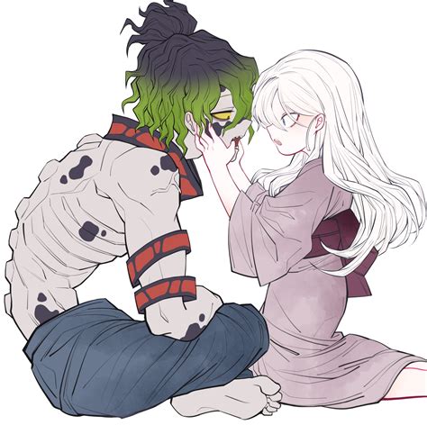 Daki And Gyuutarou Kimetsu No Yaiba Drawn By Randusercpvm2834