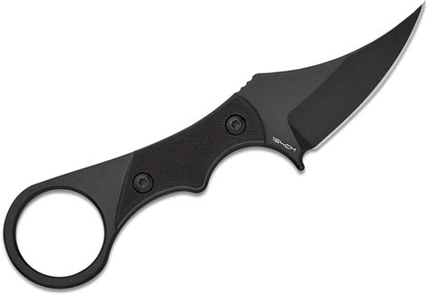 Man8295 Couteau Mantis Sabot I Karambit Lame Acier 154cm Black Trailing