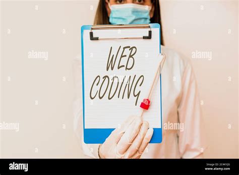 Handwriting Text Web Coding Conceptual Photo A System Of Symbols And