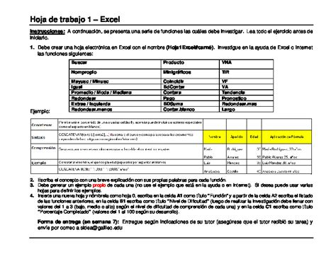 Hoja De Trabajo Excel PDFCOFFEE COM