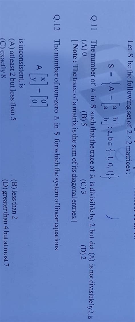 let s be the following set of 2×2 matrices filo