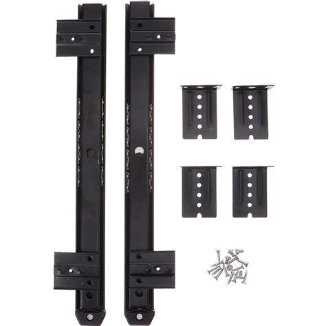Ounona 1 Pair Keyboard Slide Steel Replacement Guide Rail Side Mount Drawer Slide