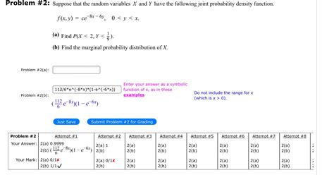 Solved Problem Suppose That The Random Variables X And Y Chegg