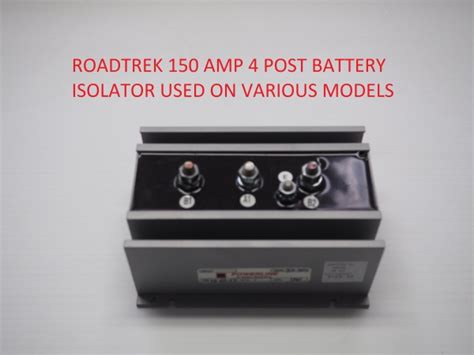 Roadtrek 150 Amp 4 Post Battery Isolator Hm 719 Mobilife Rv Centre