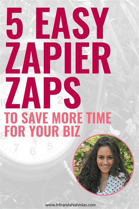 5 Easy Zapier Zaps To Save More Time For Your Biz — Miranda Nahmias