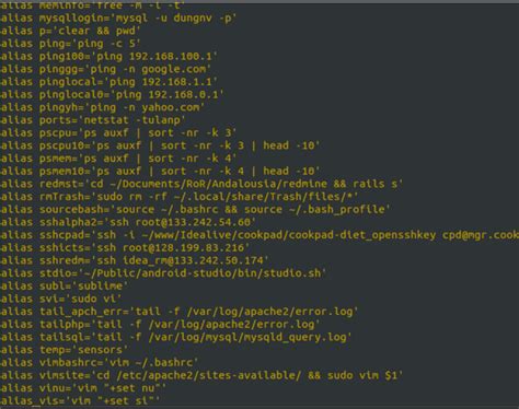 Lệnh Alias Trong Linux Hướng Dẫn Tenten