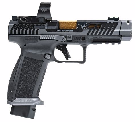 Canik Tti Combat Smoke 9mm Pistol W Mo3 Red Dot 46 Barrel
