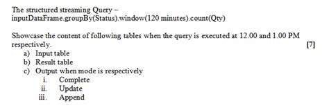 Consider The Following Stream Of Events Coming From A Chegg Com