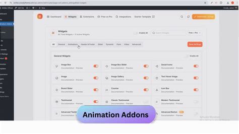 How To Configure Animation Addons Features Animation Addons
