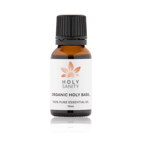 Organic Holy Basil Tulsi Essential Oil 15ml Holy Sanity Holy Sanity