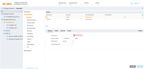 Aruba Os 810011 Cant See Wlan Config In Mobility Conductor And Mobility Controller