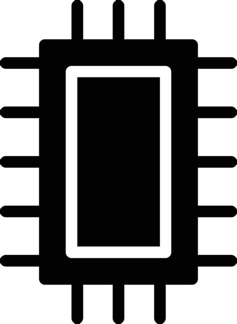 Microchip Vector Icon Design 14892994 Vector Art At Vecteezy
