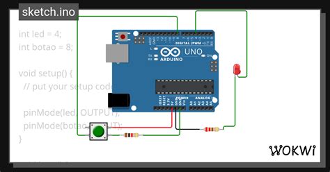 LEDs Wokwi ESP STM Arduino Simulator