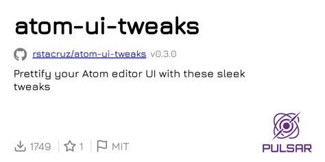 Atom Ui Tweaks