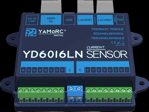 YaMoRC 16x LocoNet Current Sense With S88 YD6016LN CS 83 79 From