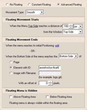 AllWebMenus Advanced Floating Menu Add In Download Eye Catching Floating Menu Effects For Your