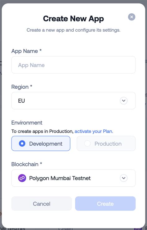 Create An App